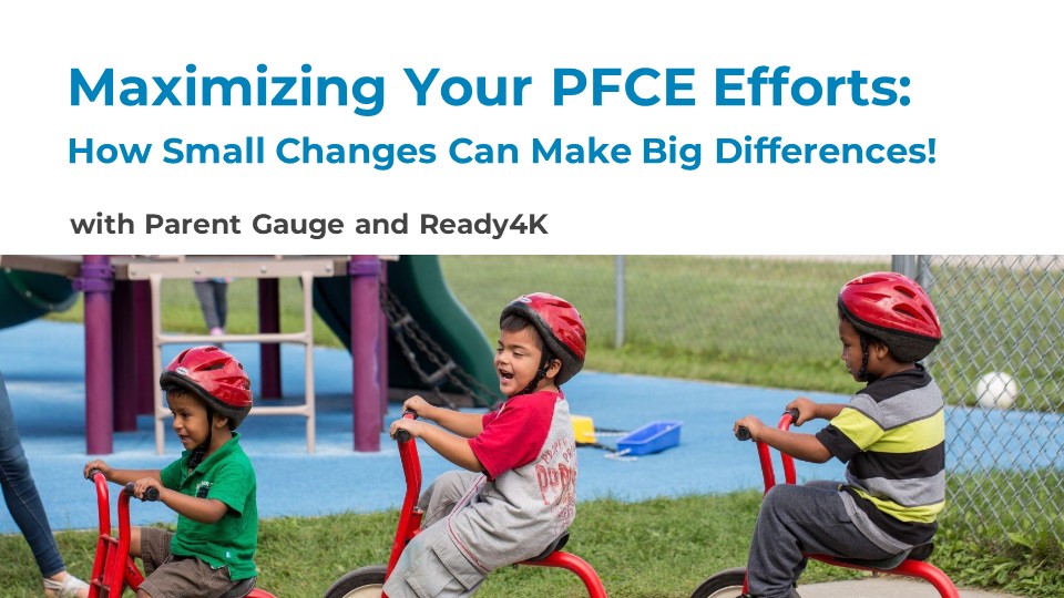 Webinar: PFCE Efforts Resource - NHSA